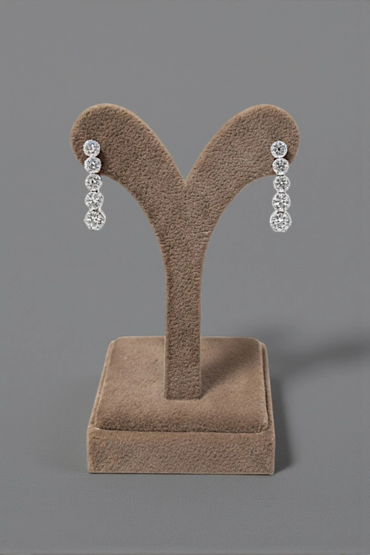 Kadın Gümüş Küpe - Ahsen Gümüş Su Yolu Kadın Küpe