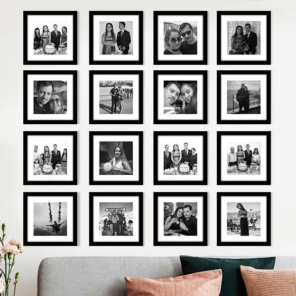 Onaltılı 17x17 (20x20) Çerçeveli Anı Köşesi Seti - KS1014 | Araste ...