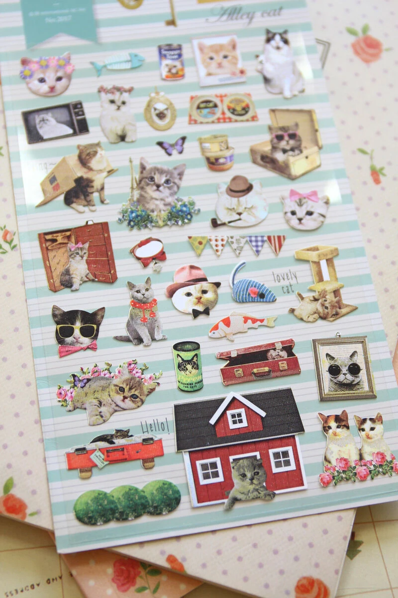 Kore Suatelier ALLEY CAT Sticker Çıkartma