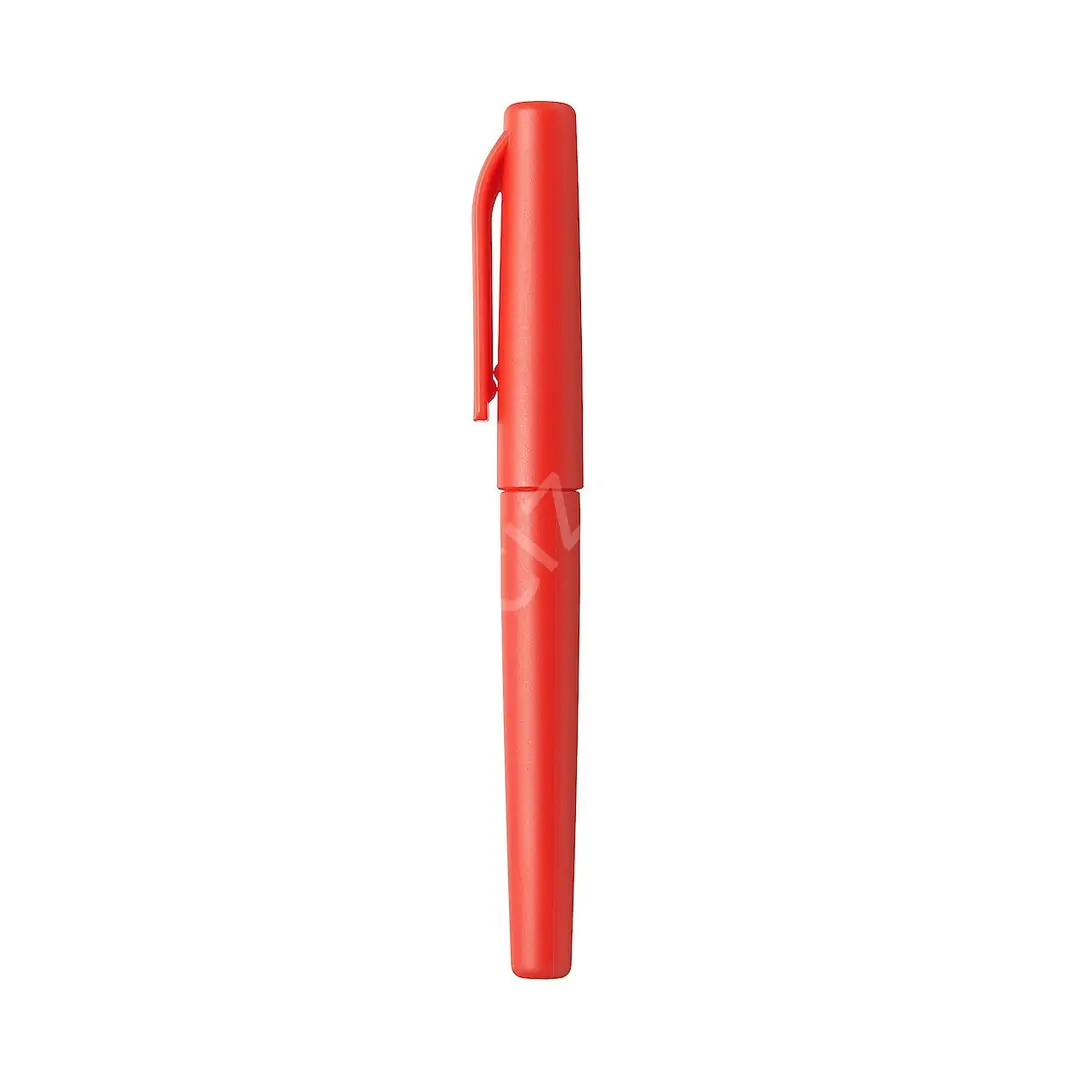 Muji Water Based Felt Pen Red, 1,0mm Keçe Uçlu İmza Kalemi Kırmızı Renk ...