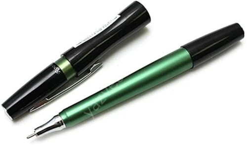 Kampanyalı OHTO Rook Tükenmez Kalem 0.7mm Siyah Yeşil Gövde - Siyah ...
