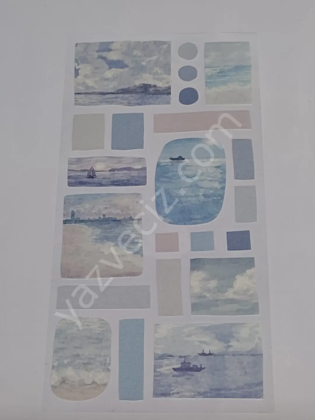 Orijinal Japon manzaralı sticker - mindwave