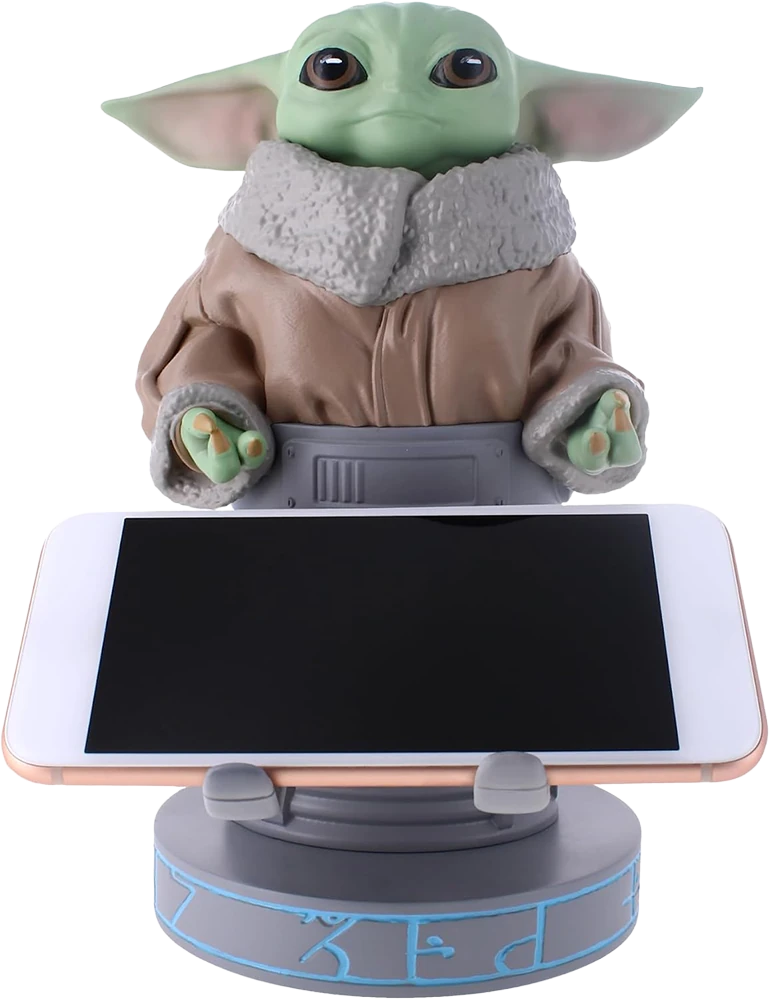 Star Wars Grogu 'Seeing Stone Pose' Controller Holder & Phone Stand ...