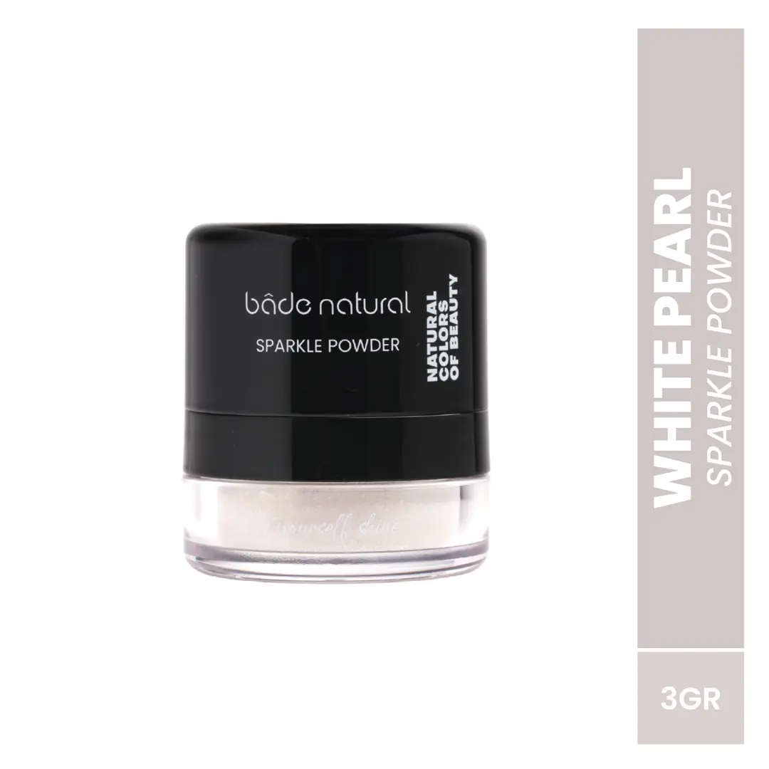 Sparkle Powder White Pearl Çok Amaçlı Toz Işıltılı Aydınlatıcı %100 Doğal