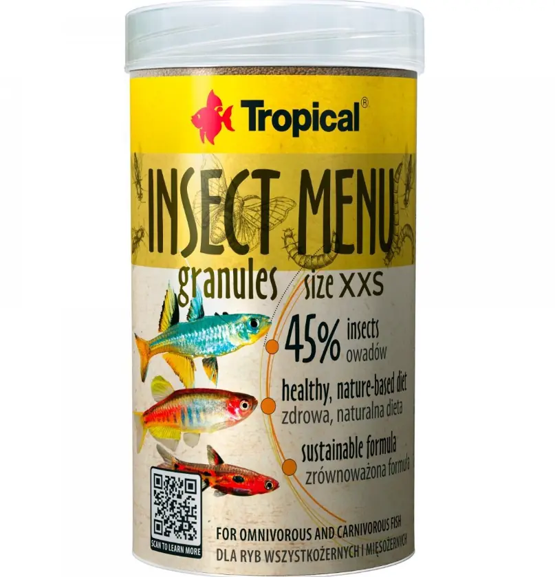 Tropical Insect Menu Granules XXS 1000 ml 640 Gr