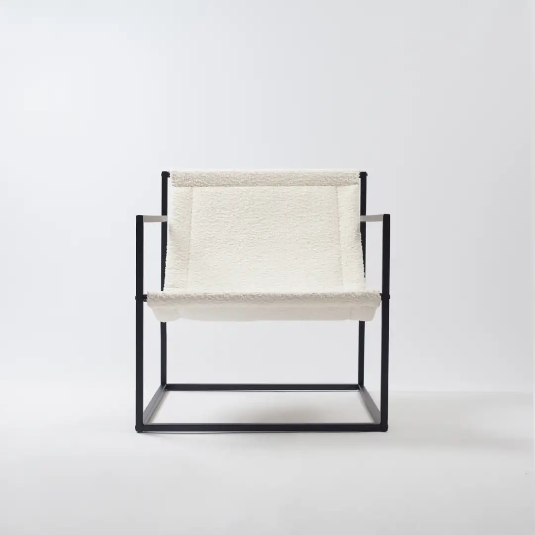 Bernie Chair Metal Koltuk - Beyaz | FineRoom Living