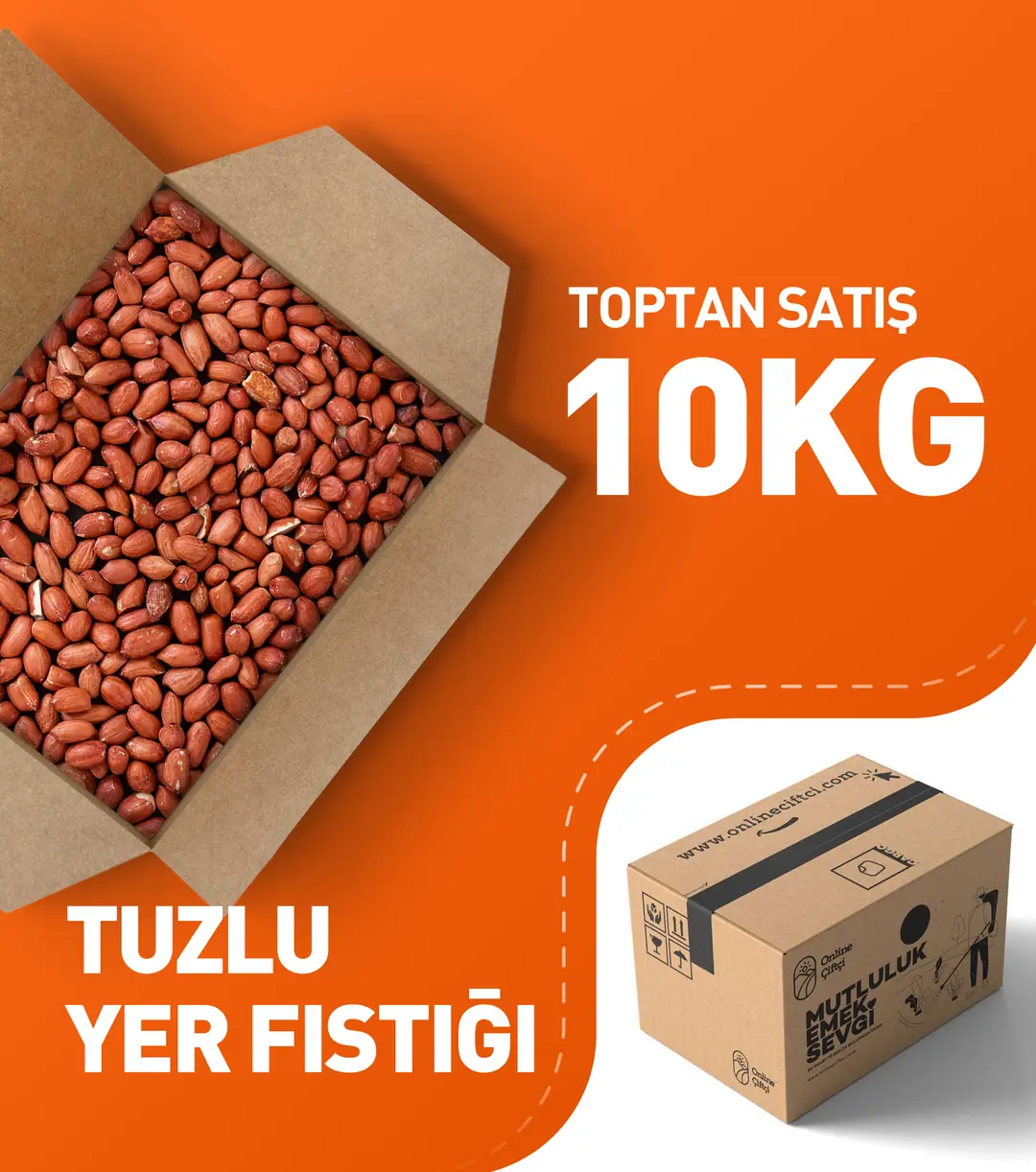 Toptan Tuzlu Kavrulmuş Yer Fıstığı Satın Al - OnlineÇiftçi - Kuruyemiş