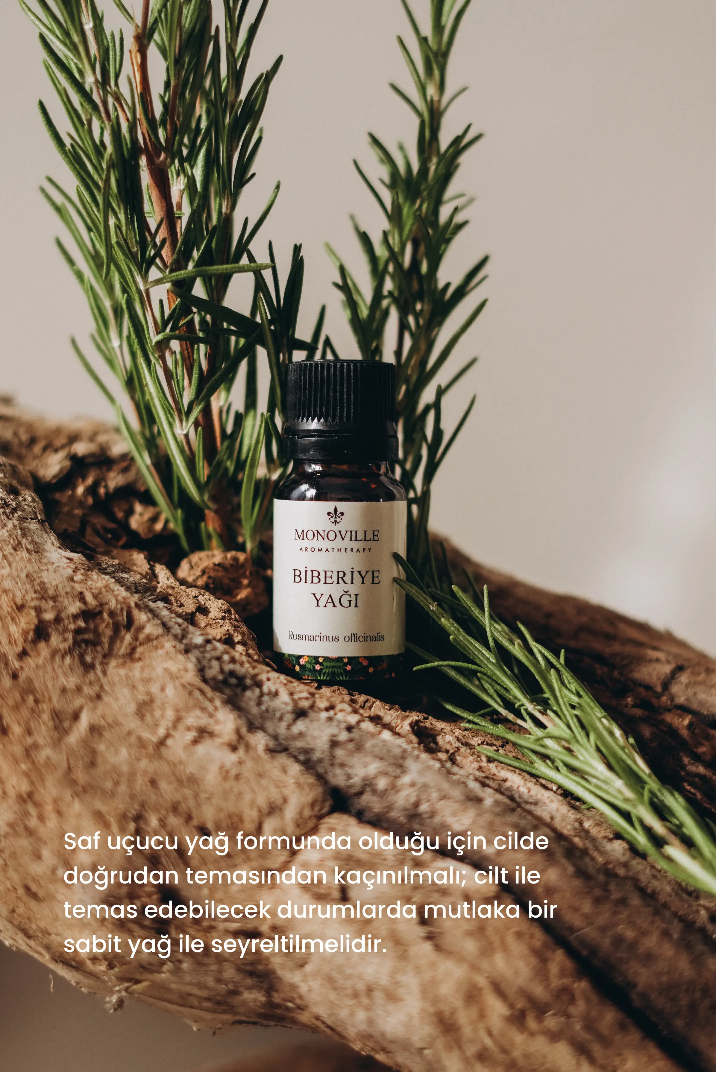Biberiye Uçucu Yağı 10 ml Saf ve Doğal (Rosemary Essential Oil)