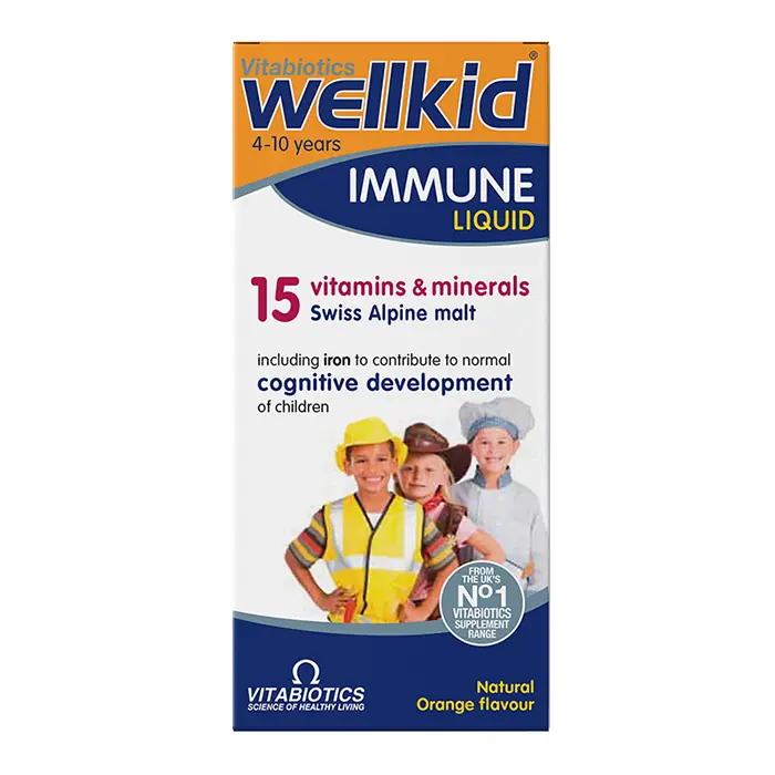 Vitabiotics Wellkid Immune Liquid Sıvı Takviye Edici Gıda 150 ml I ...