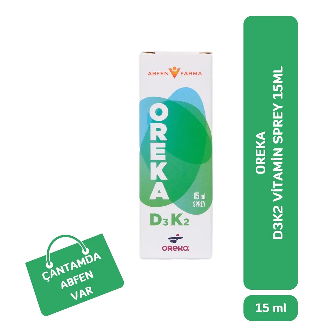 Oreka D3K2 Vitamin D3K2 Sprey 15ml