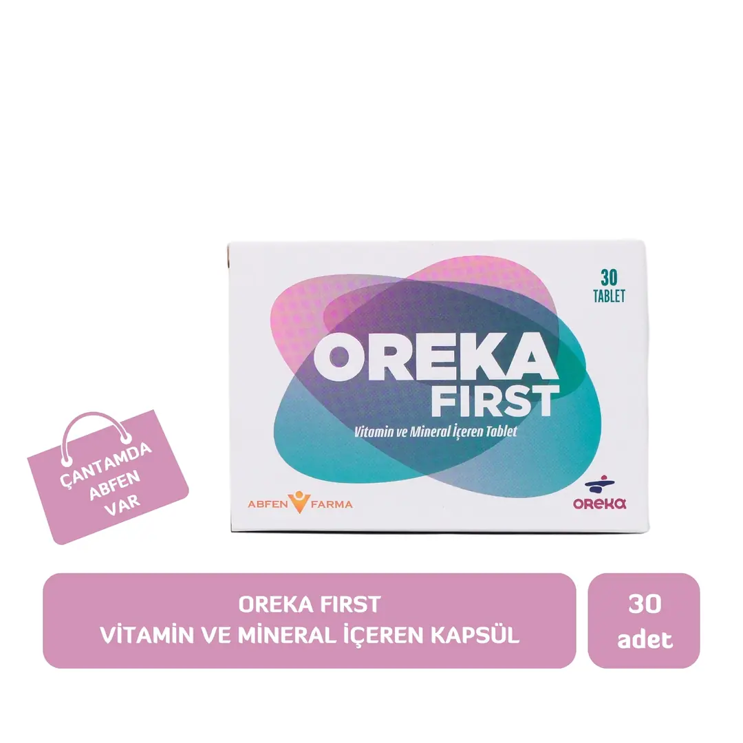 Oreka First Vitamin ve Mineral İçeren 30'lu Tablet