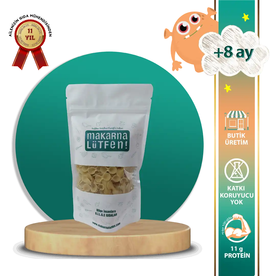 Fiyonk Makarna (+8 ay - 250 gram) - Makarna Lütfen