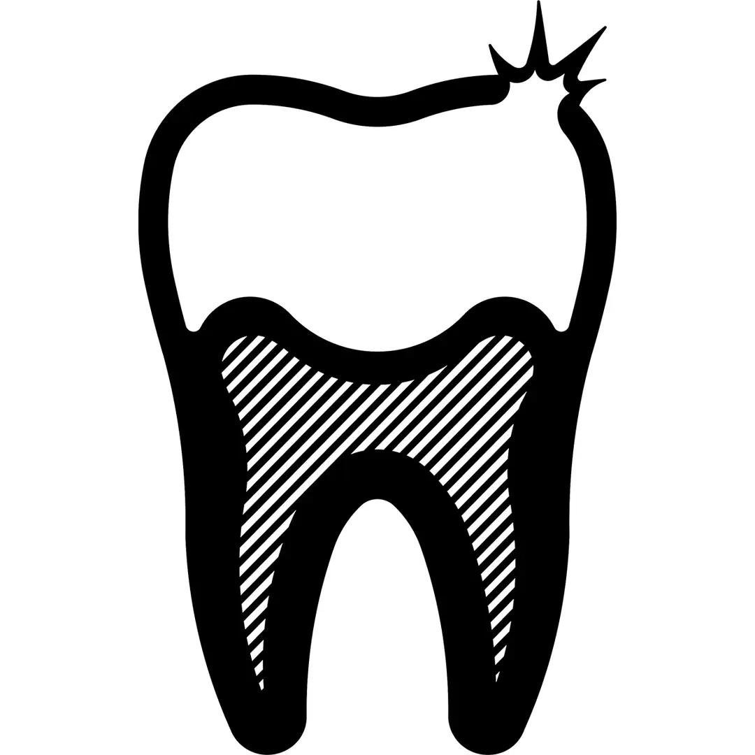 Metal Wall Art Stylized Teeth Design-B