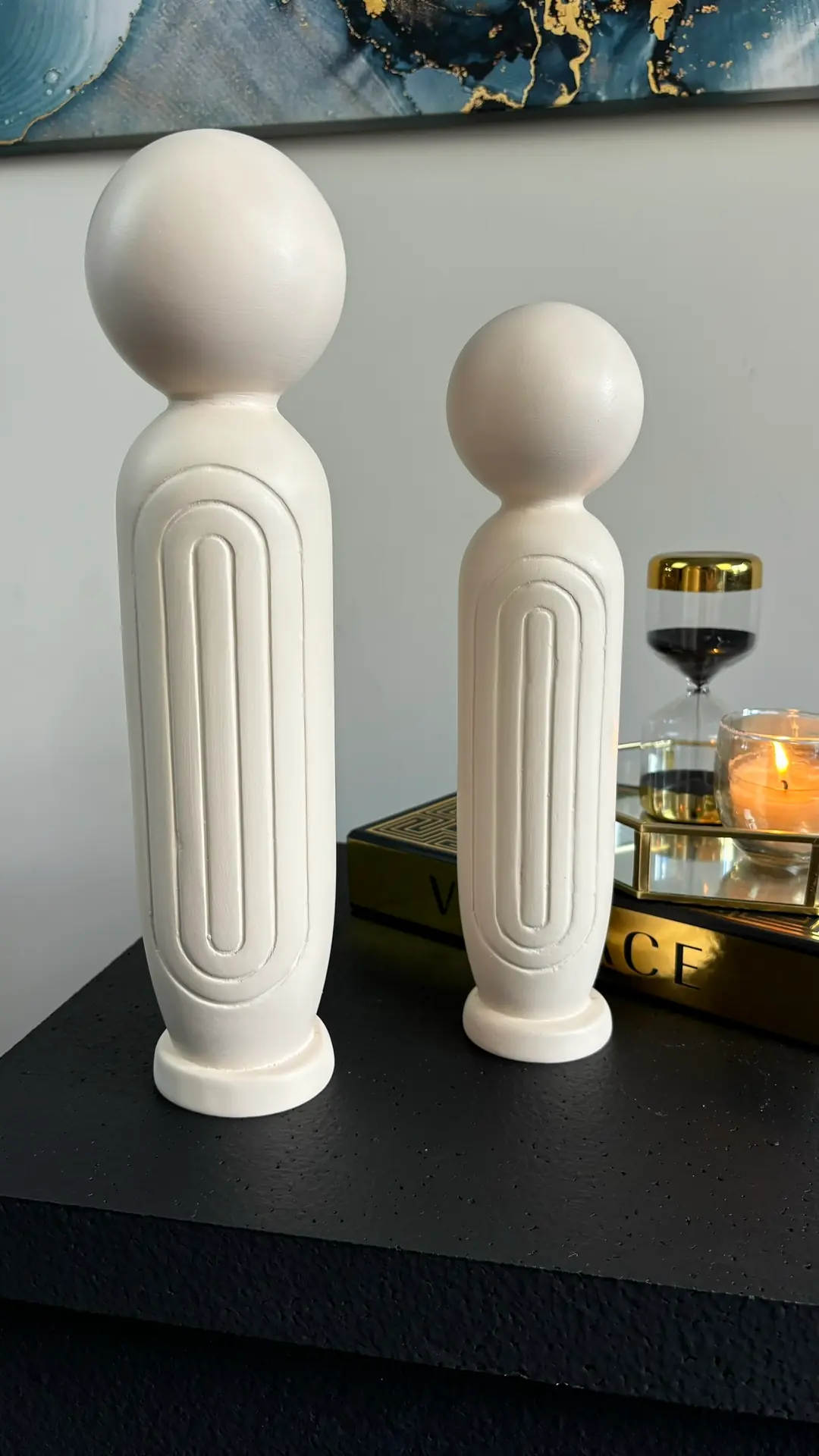 Osta Seramik Modern İkili Obje Set