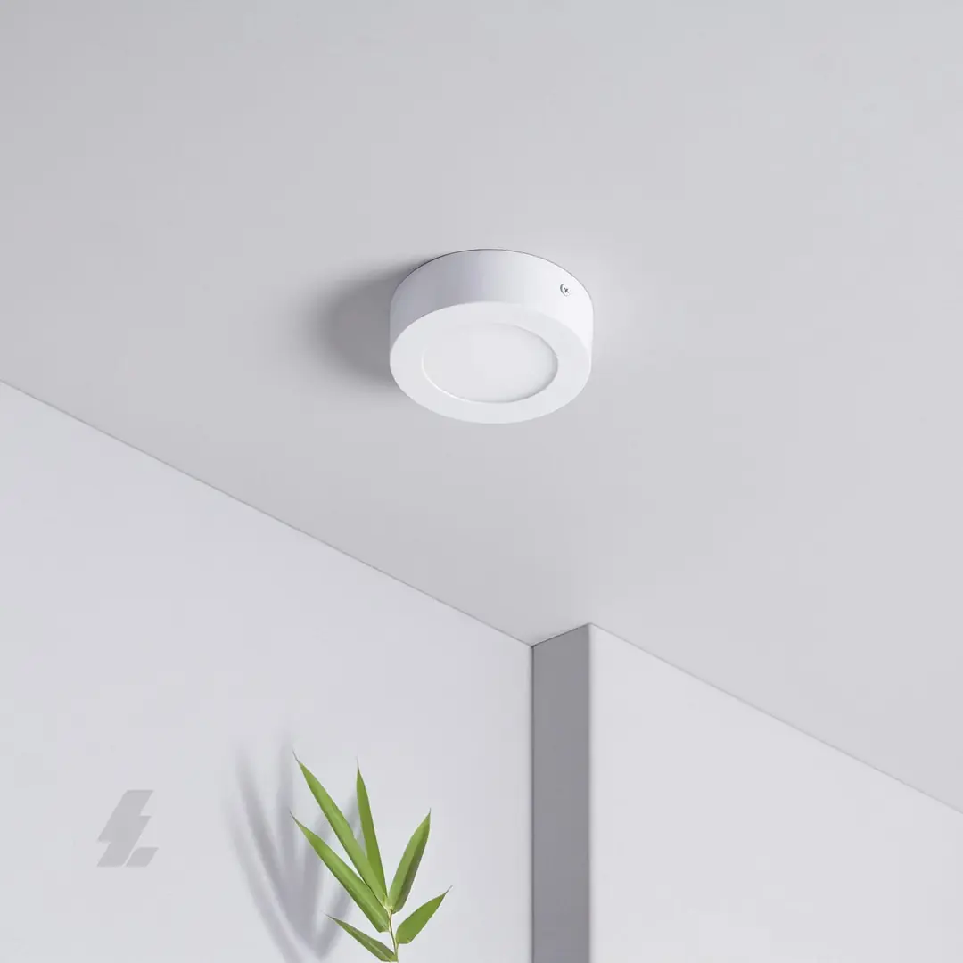 Beyaz Kasa Sıva Üstü Yuvarlak Maxled MX-1042B Soğuk Beyaz