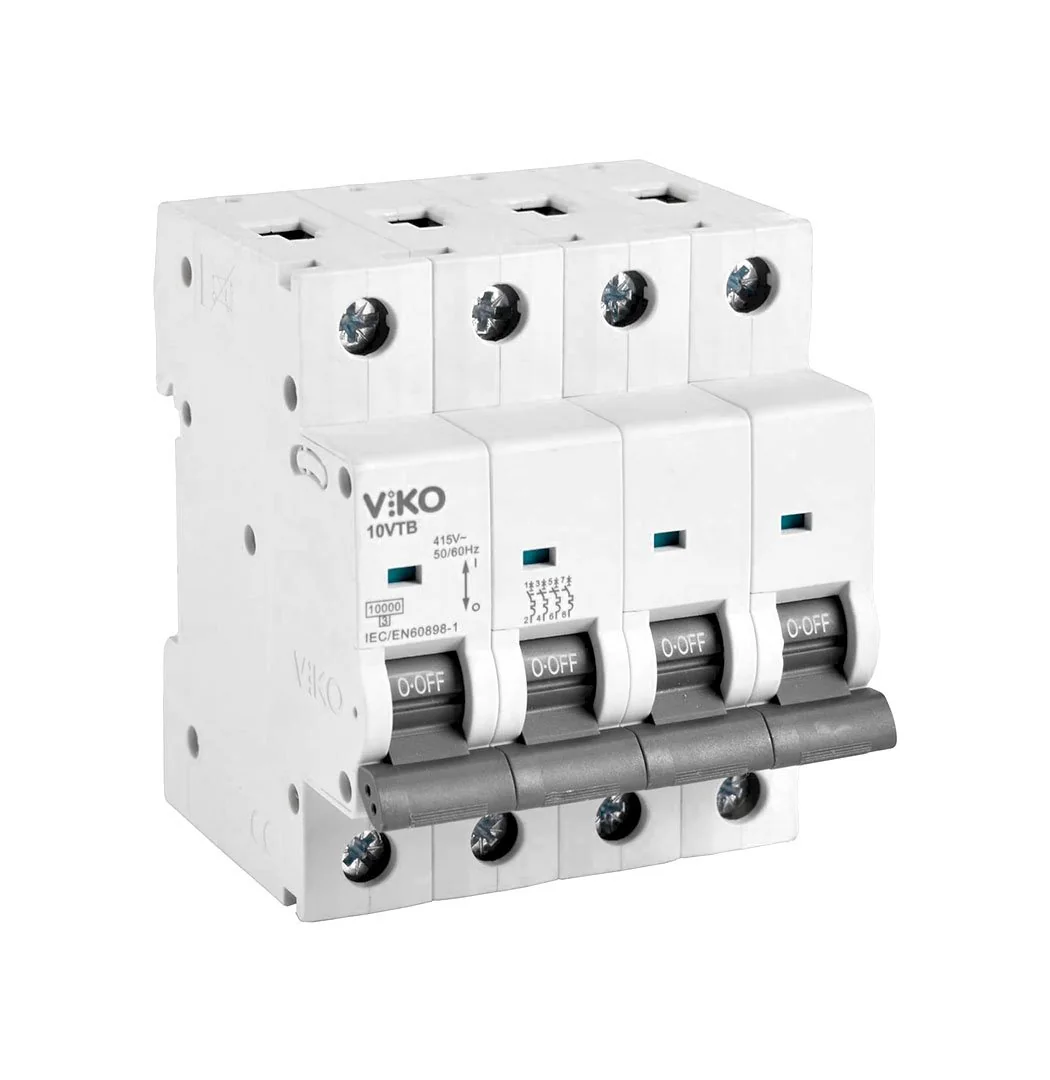 Otomatik Sigorta C Tipi 16A 4 Fazlı 10kA Viko 10VTB-4C16