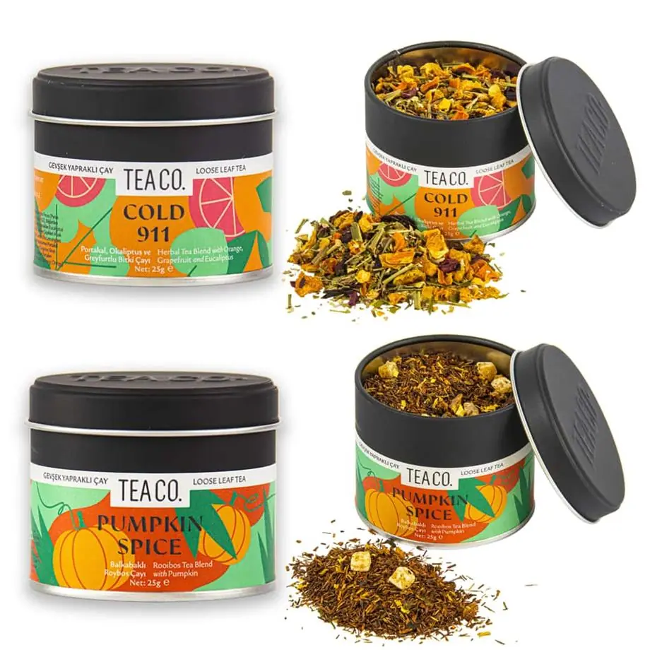 2'li Metal Kutu Çay Seti | Tea Co.