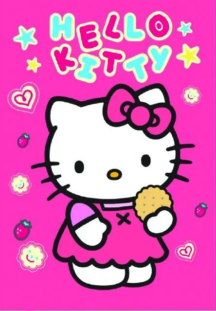 Disney Hello Kitty Sand Painting Card S. 25 pcs (23,4x16,5 cm)-Red ...