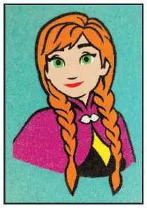 Disney Frozen Anna Sand Painting Card M. 25pcs(23,5X33cm)-Red Castle KM451