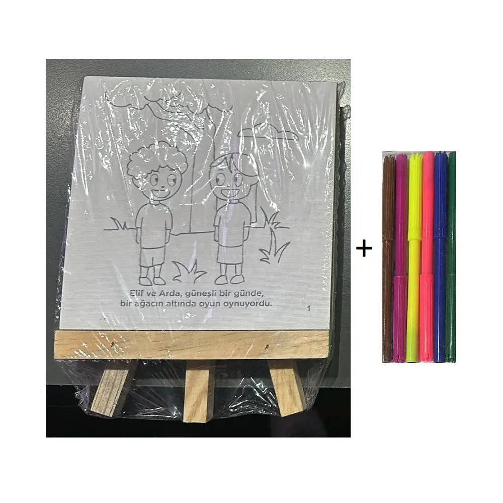 Şövaleli Mini Tuval Boyama Seti-redcastle.com.tr