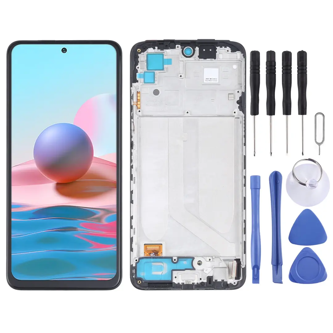 Xiaomi M2101K7BG Redmi Note 10S Ekran Lcd Dokunmatik Full Çıtalı TFT