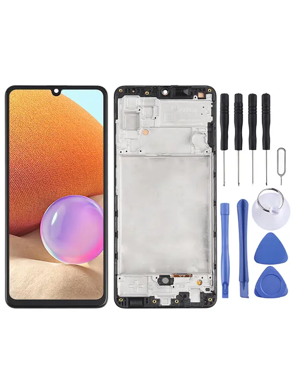 Samsung Galaxy SM-A325 A32 4G Ekran Lcd Dokunmatik Full Çıtalı