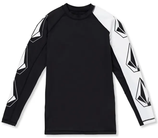 Volcom Surf Vitals J Robins Ls Blk Rashguard