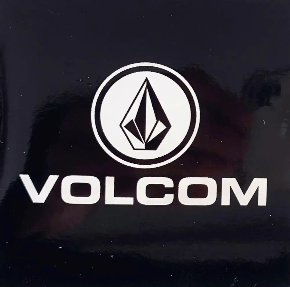 Volcom 8cm x 8cm Tek Sticker