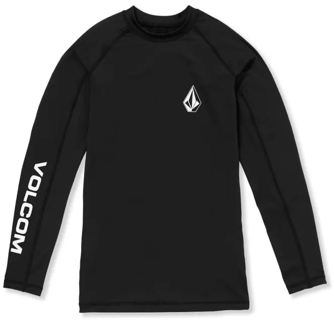 Volcom Lido Ls Blk Rashguard
