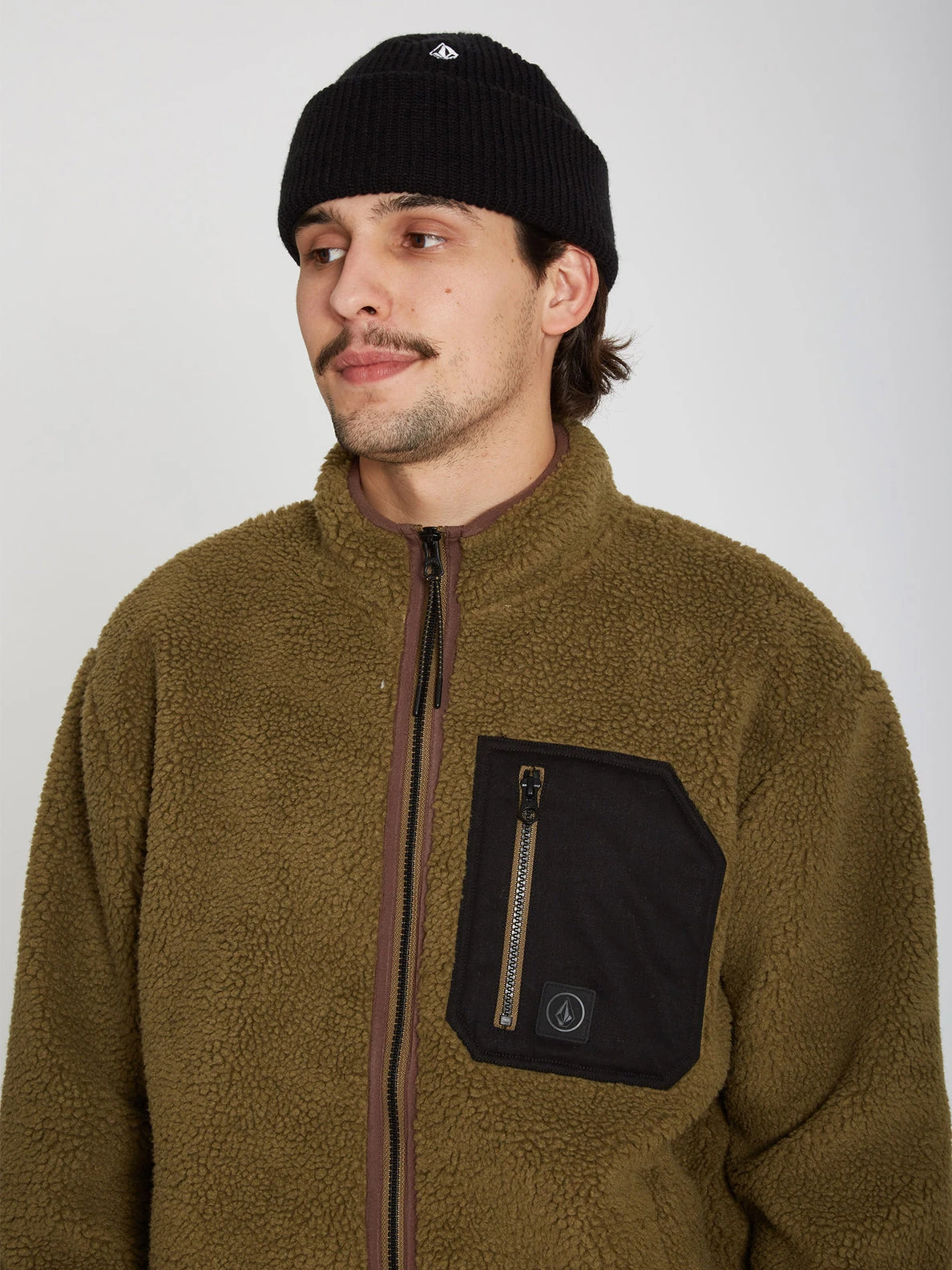 Volcom Muzzer Fuzzar Zip Svg Sweatshirt