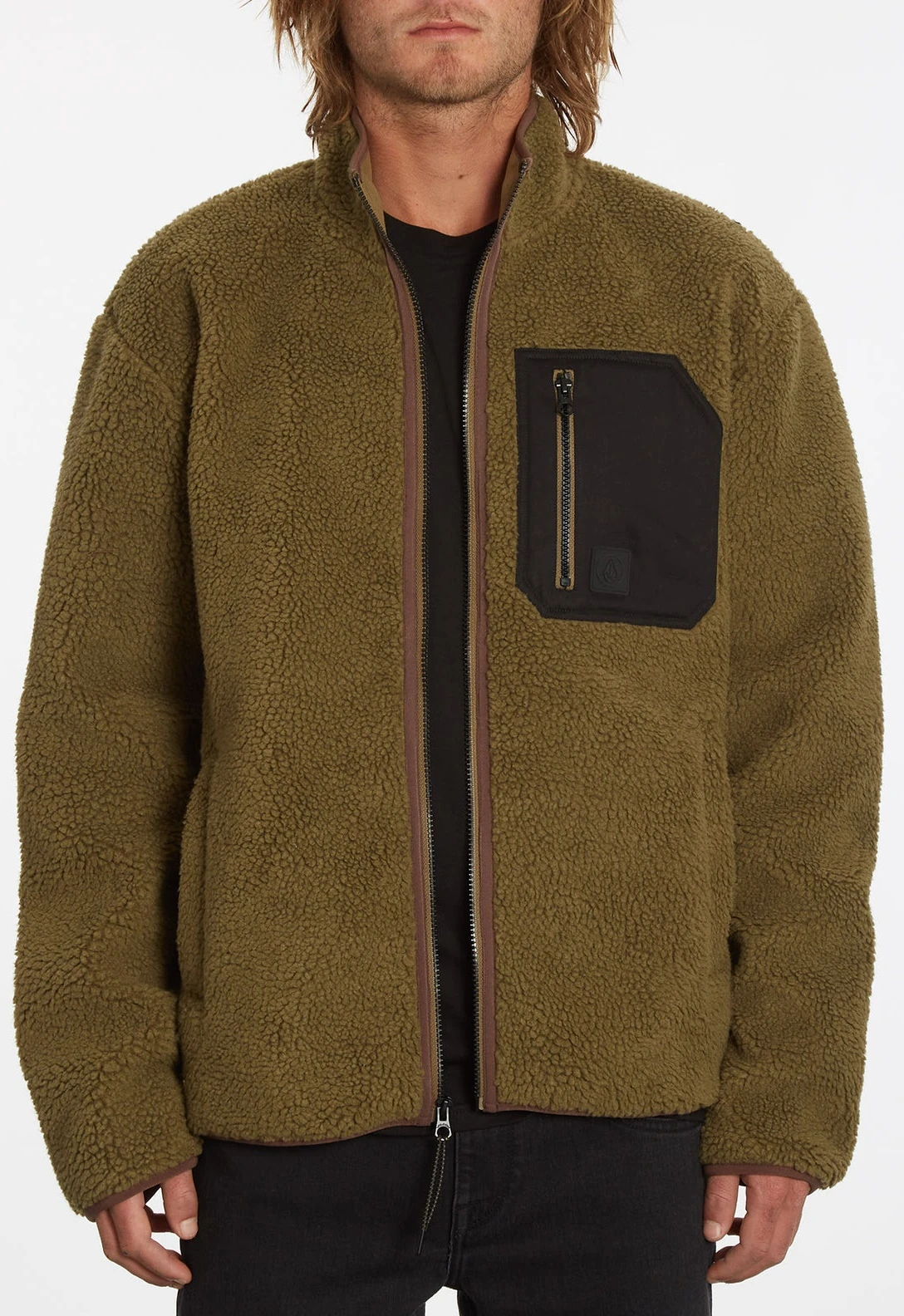 Volcom Muzzer Fuzzar Zip Svg Sweatshirt