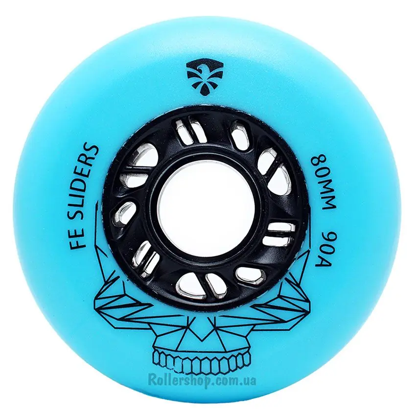 FE Slider Blue 90A 80mm Paten Tekerleği 4 lü Set