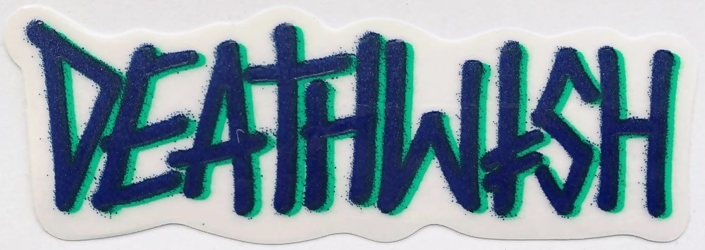 Deathwish 15cm x 5cm Tek Sticker