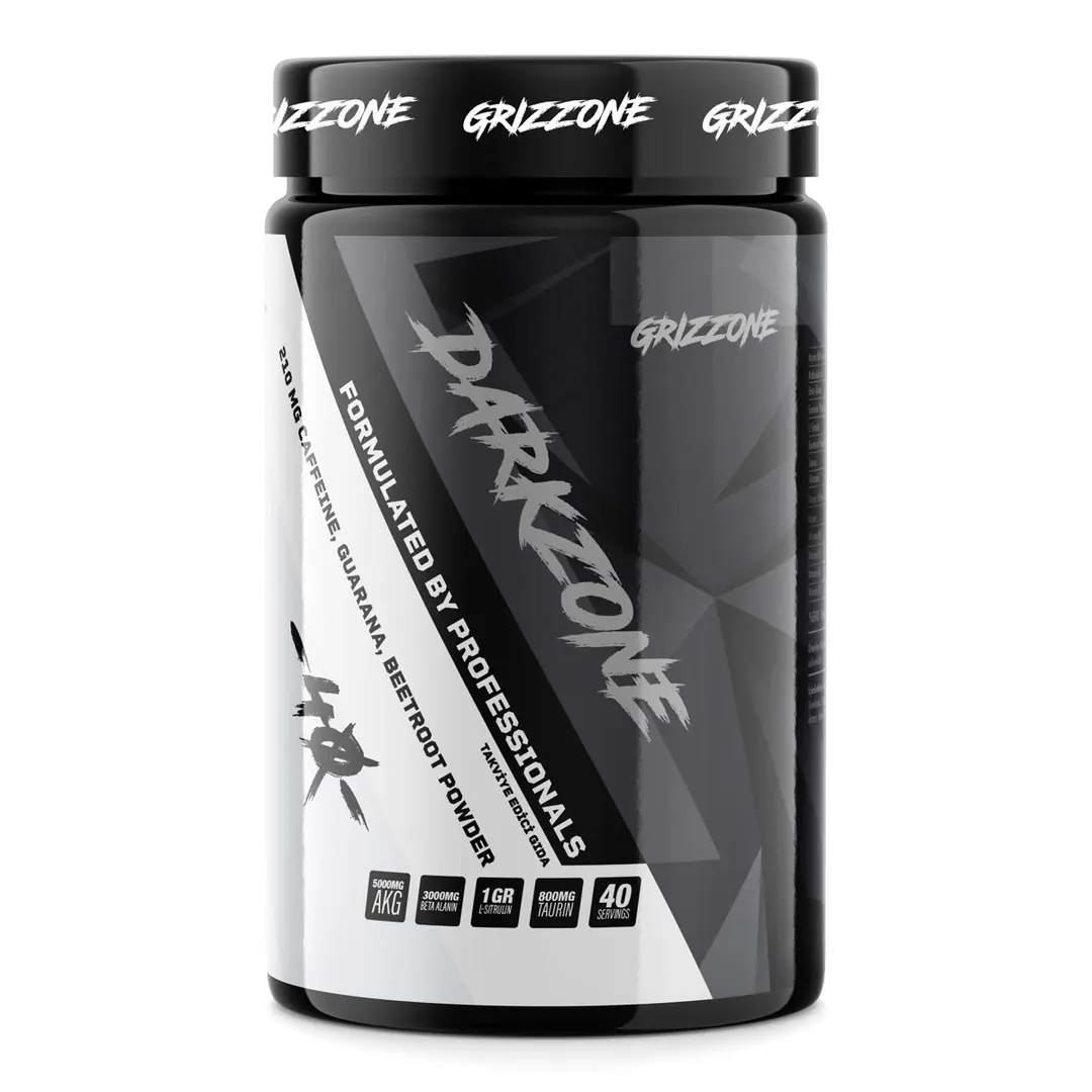 GRIZZONE DARKZONE PRE-WORKOUT 1056 GR 48 SERVIS 21 GR ICED GABA AROMALI