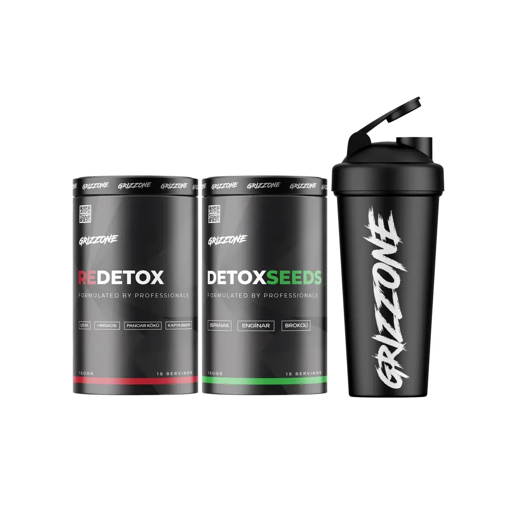 GRİZZY DETOX PACK ( DETOXSEEDS + REDETOX + SHAKER )