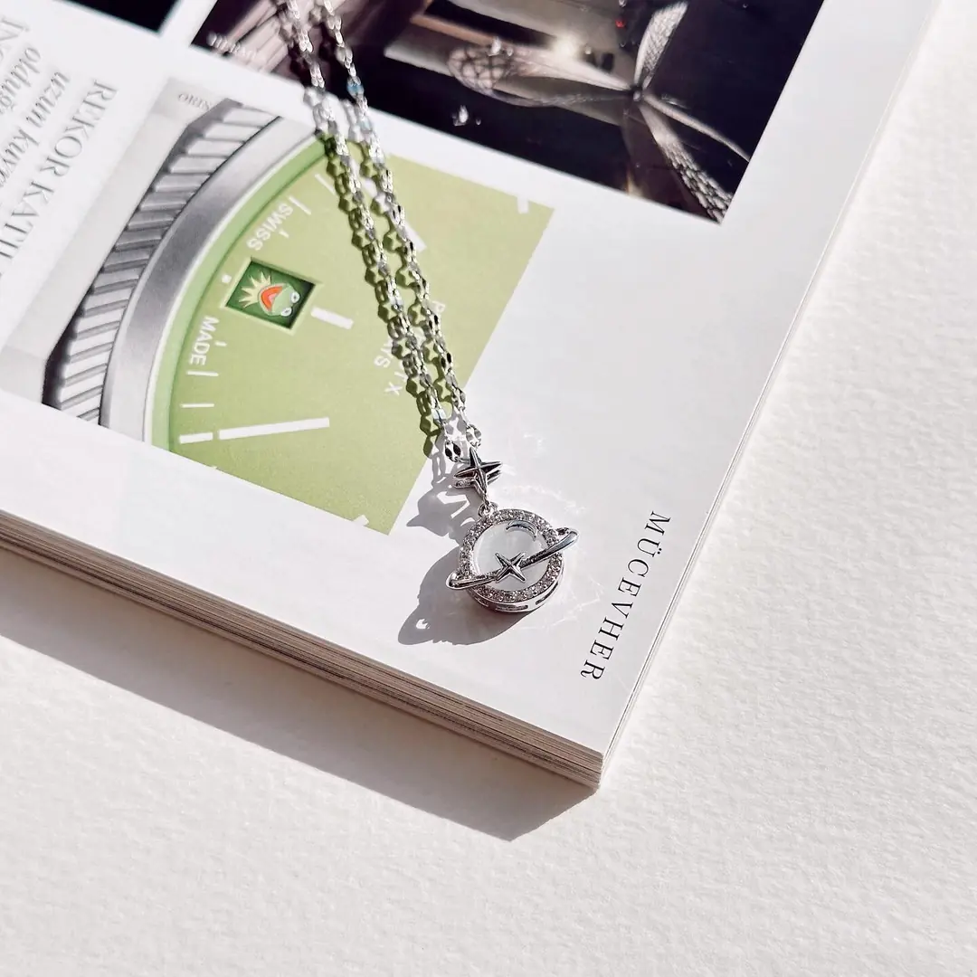 Comet Steel Necklace - Boise Atelier