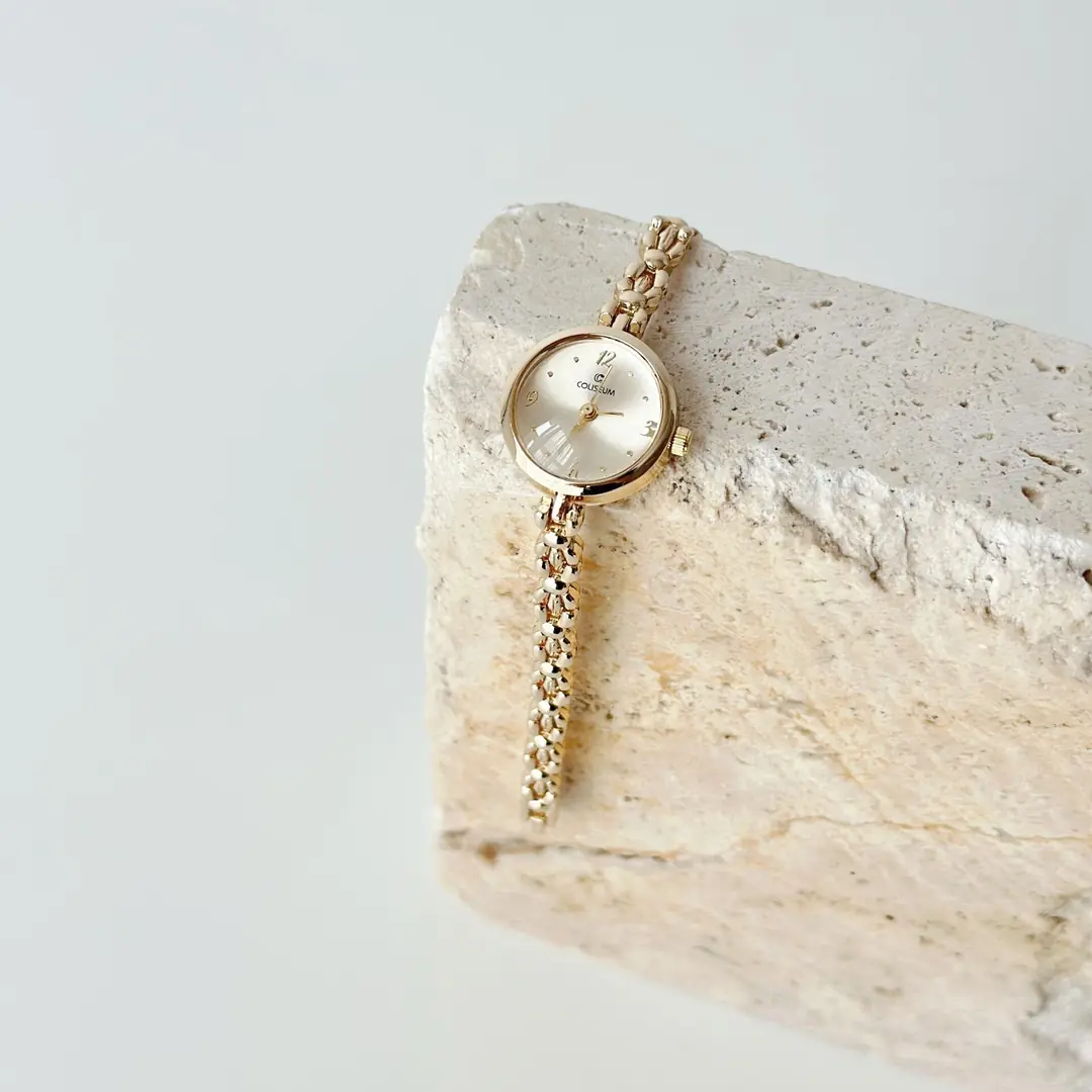 Nadia Gold Pink Watch | Saat - Boise Atelier