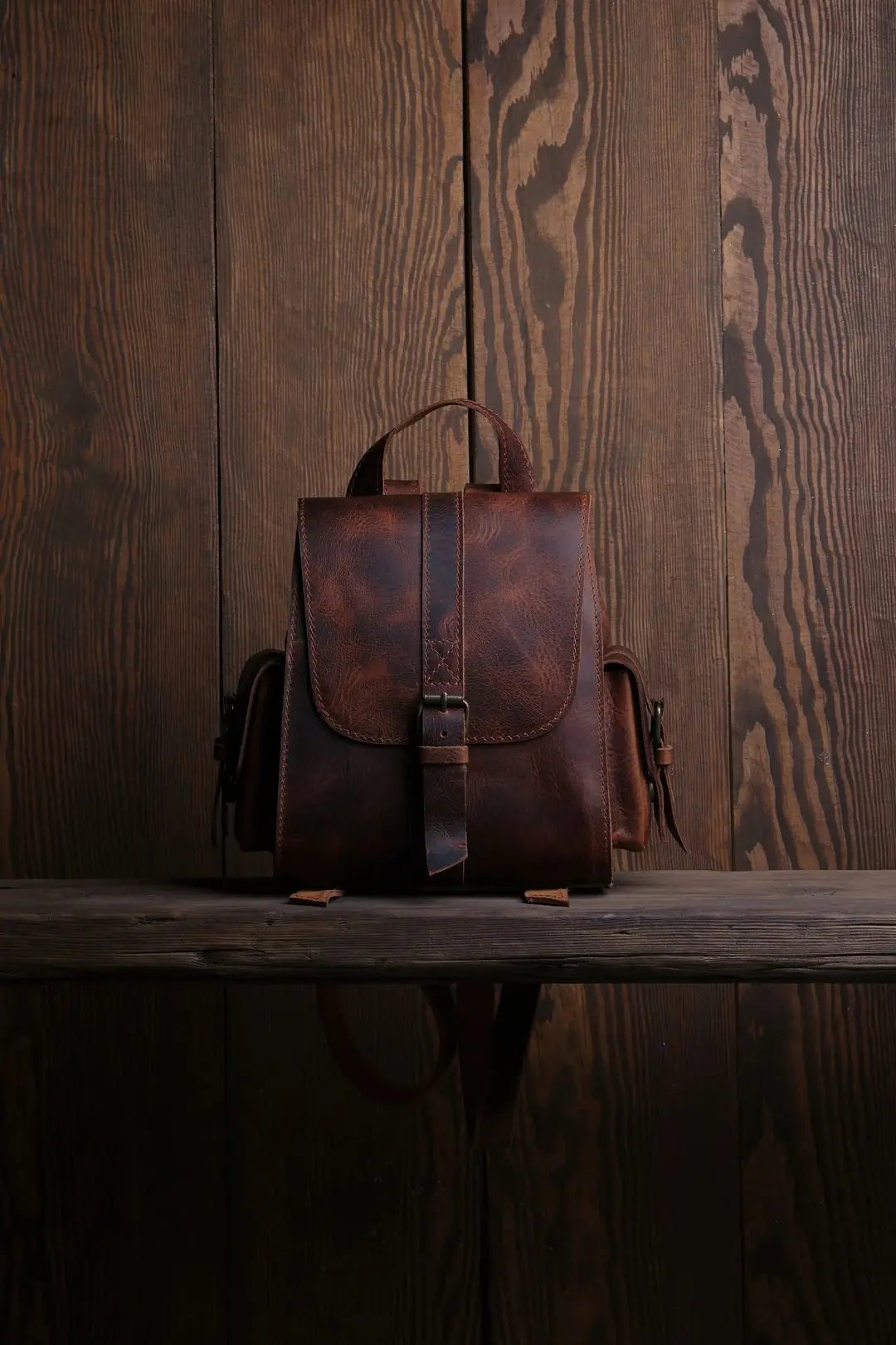 Twig Mini Deri Sırt Çantası