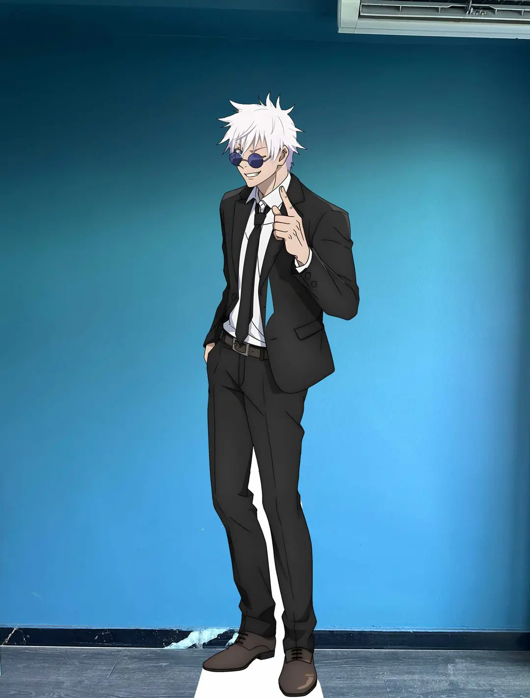 🌀 Satoru Gojo Cardboard Cutout Figure – The Anime World's Most Powerful ...