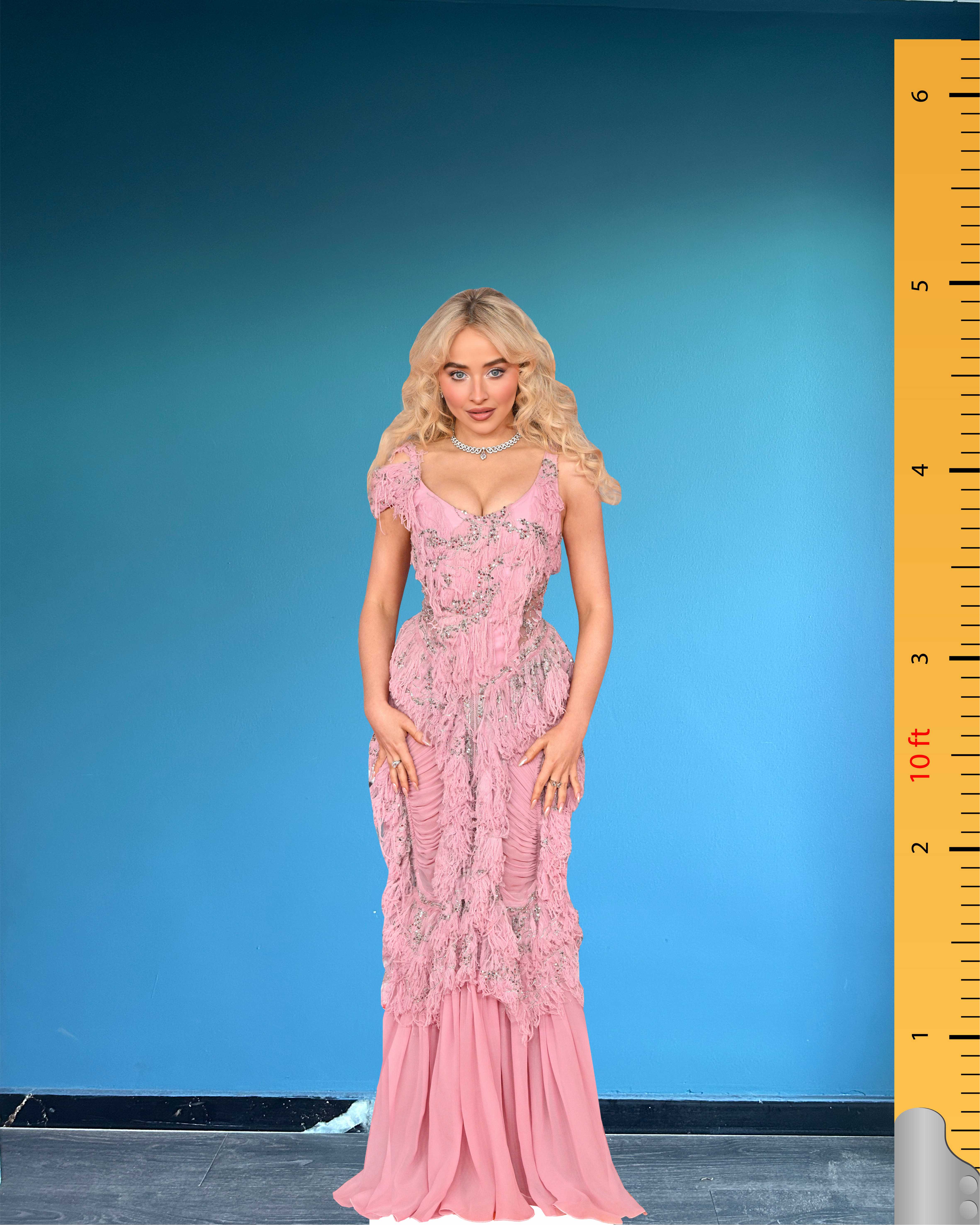 🎤 Sabrina Carpenter Life Size Cardboard Cutout – 2025 BRIT Awards Edition