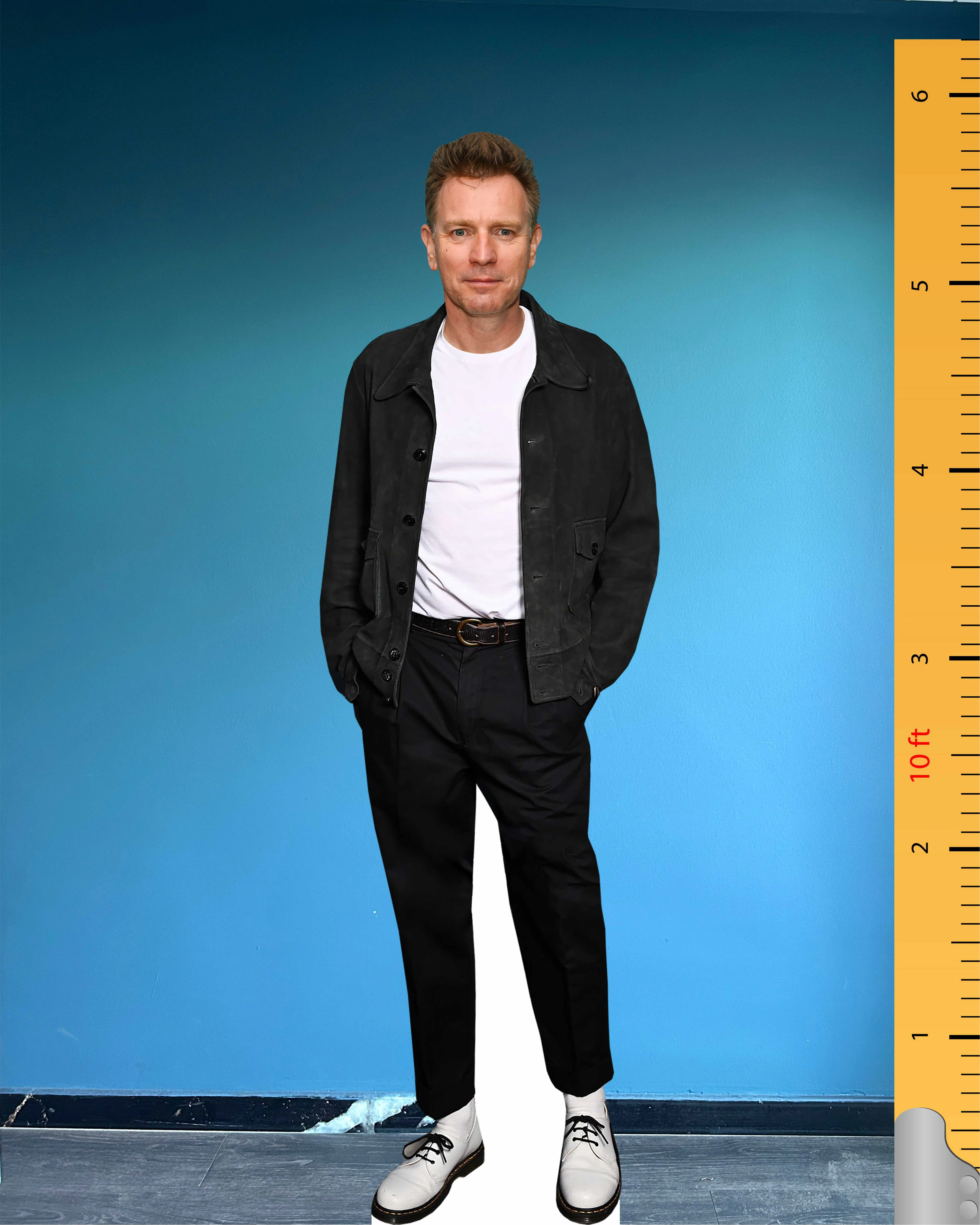 🎭 Ewan McGregor Life Size Cardboard Cutout – West End Opening Night Edition