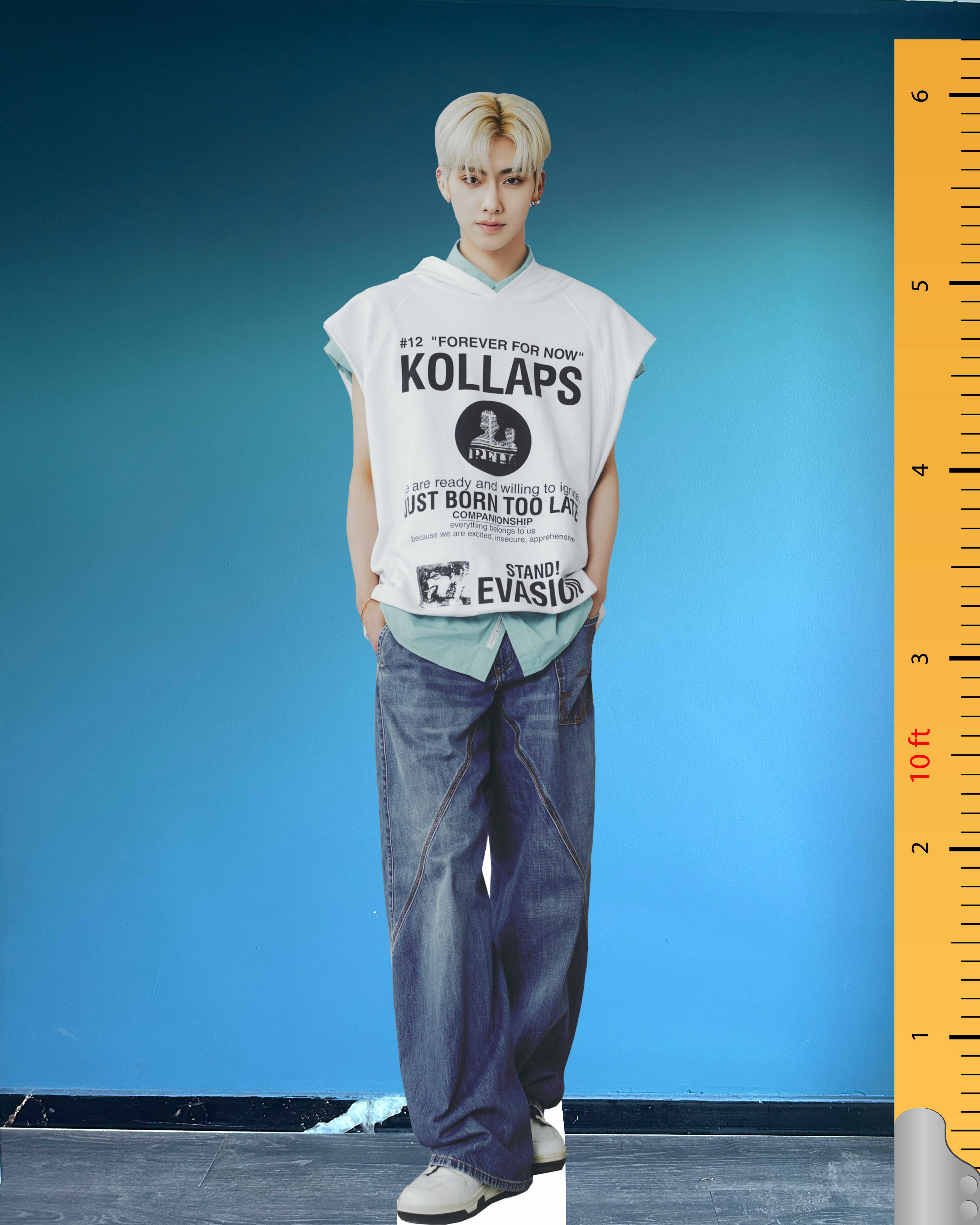 🎤 Ricky ZB1 ZEROBASEONE Life Size Cardboard Cutout – Shen Quan Rui ...