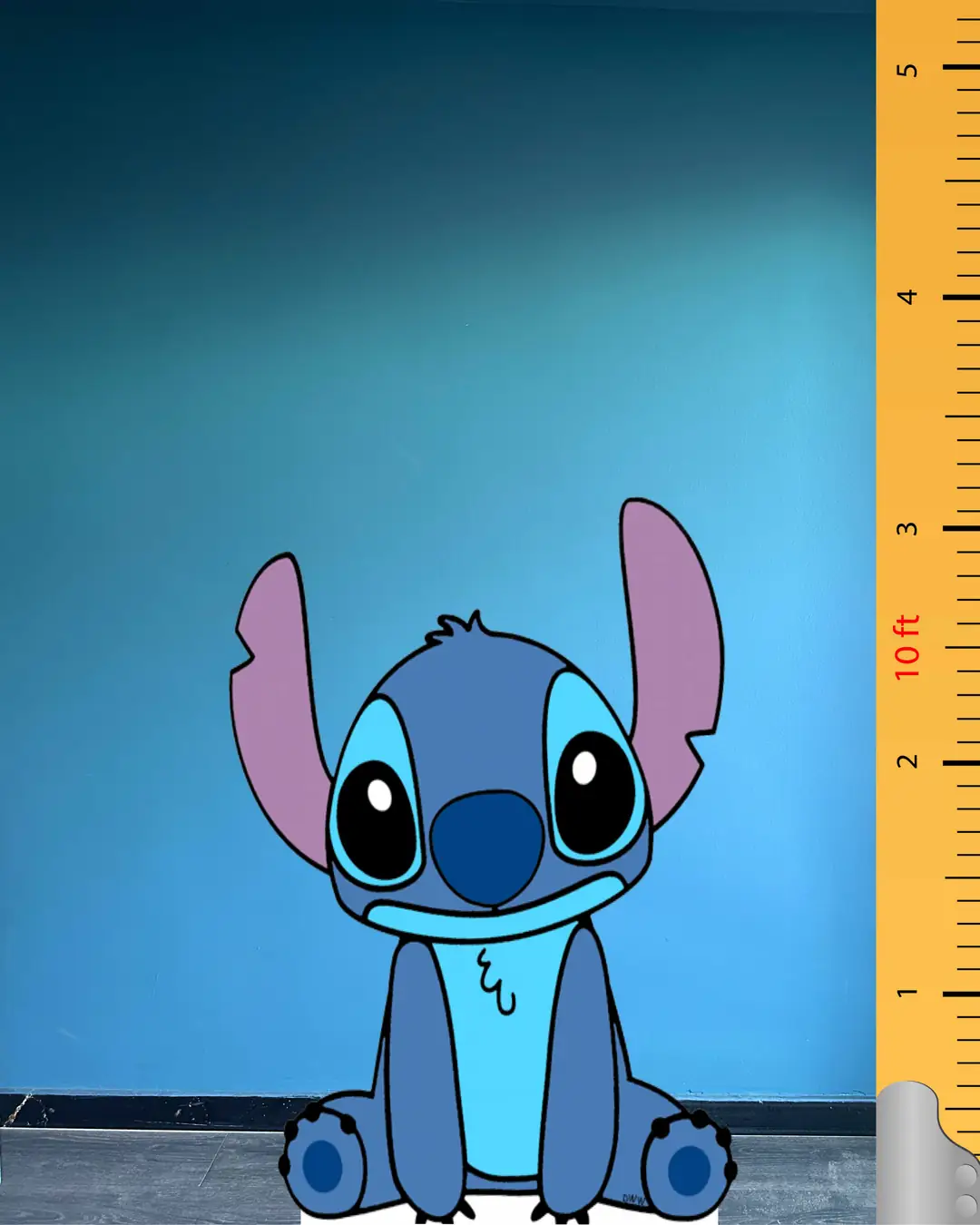 stitch-life-size-cardboard-cutout-model-standee-fictional-character ...