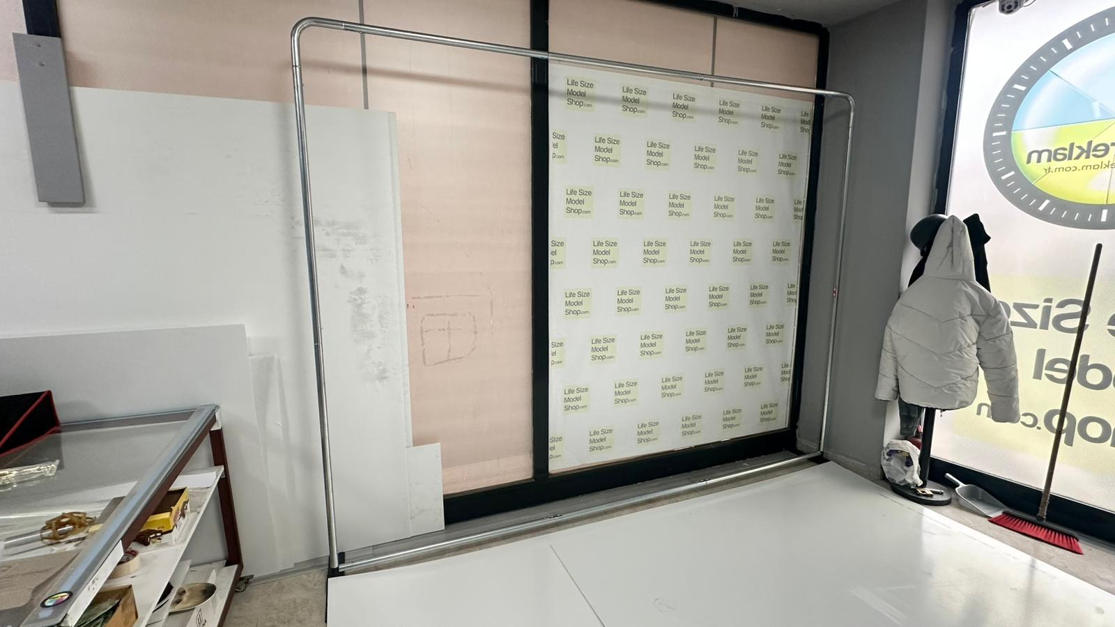 🎯Baskılı Arka Fon Pano Stand – Ayaklı Metal Pano Çerçeve Organizasyon ...