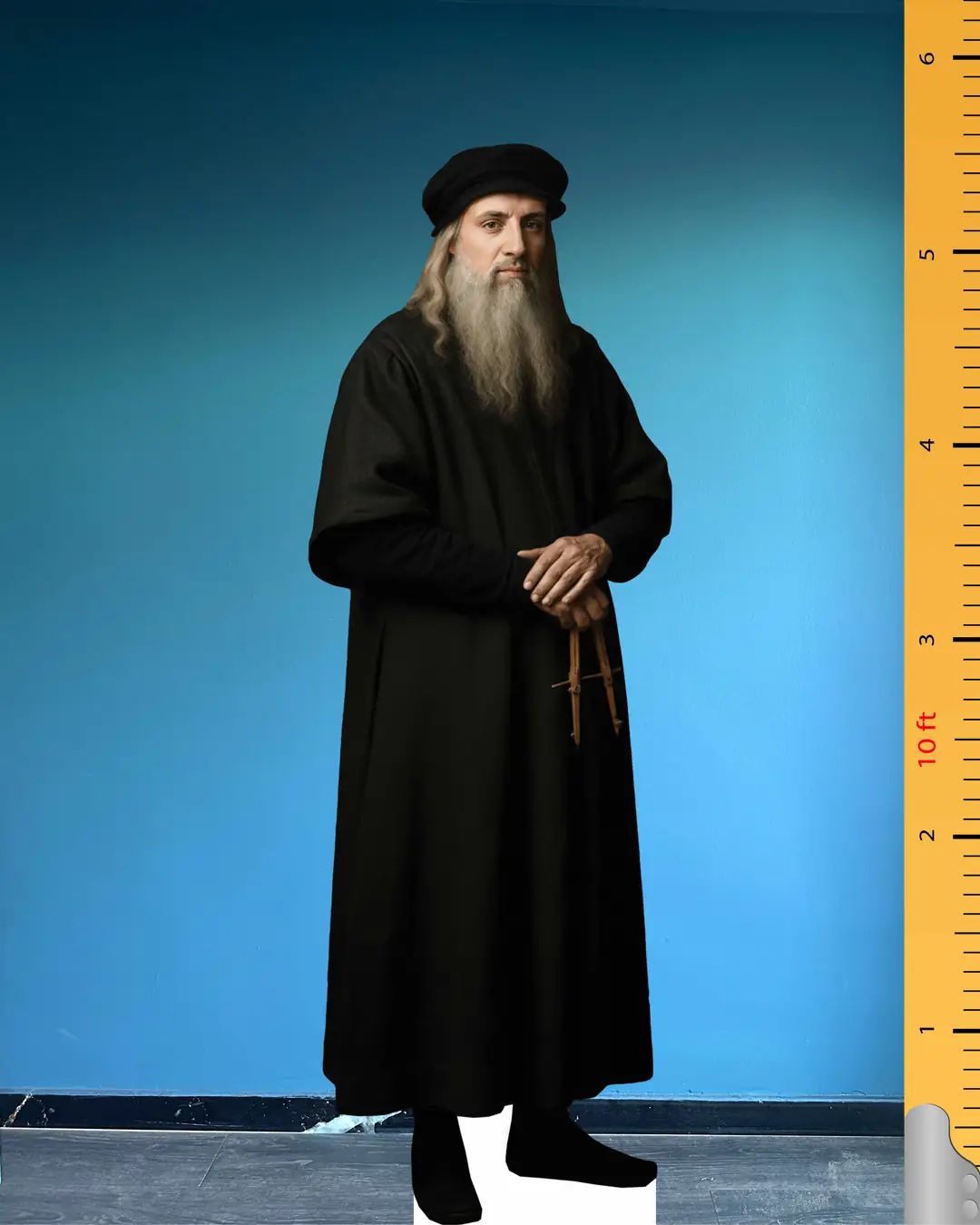 Leonardo da Vinci Cardboard Cutout – Italian Renaissance Painter ...