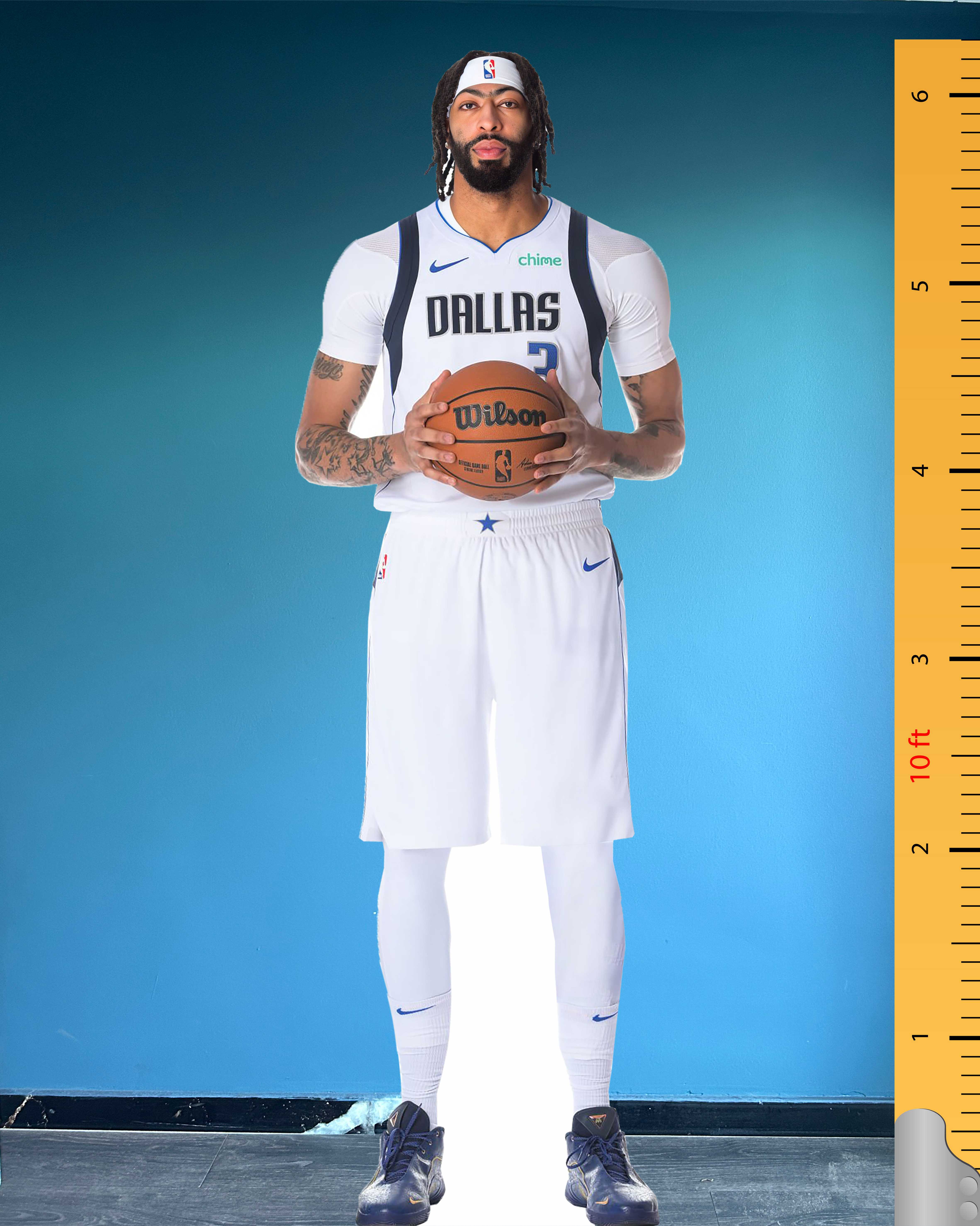 🏀 Anthony Davis Cardboard Cutout Standee Model - AD Dallas Mavericks #3 ...
