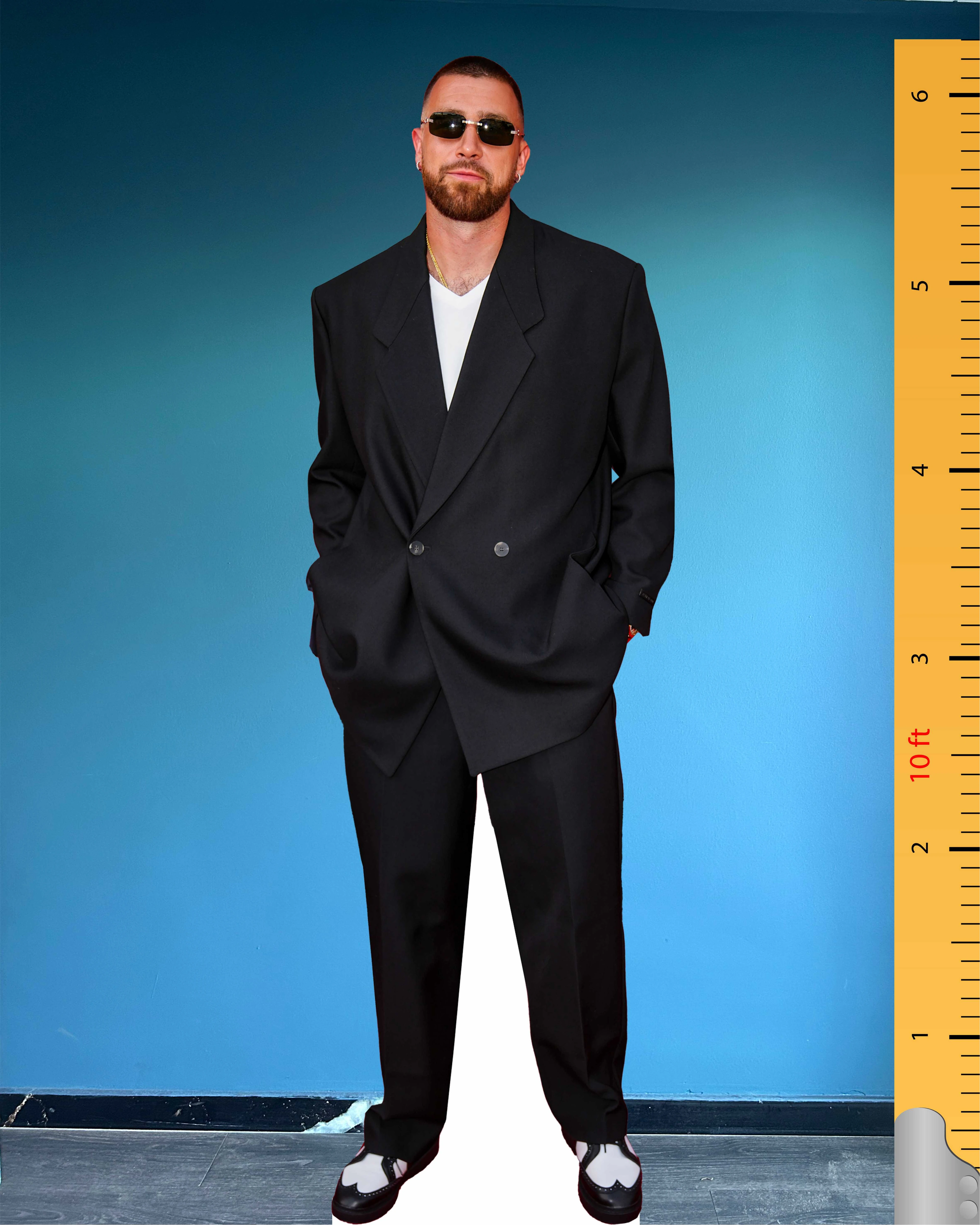 🏈 Travis Kelce Life Size Cardboard Cutout – Chiefs Super Bowl LVII Ring ...