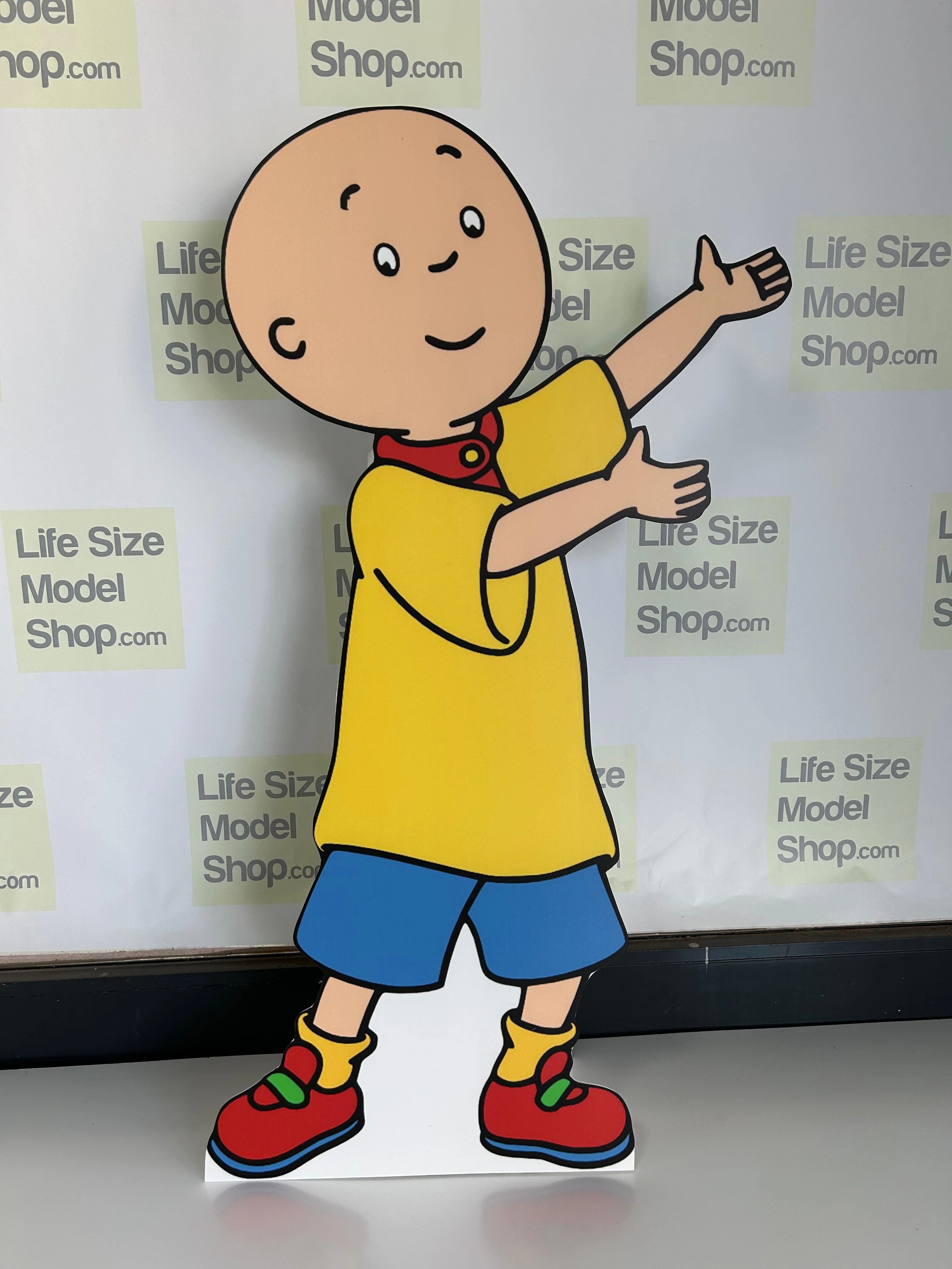 🎈 Caillou Cardboard Cutout Figure – Life-Size Cartoon Character Caillou ...