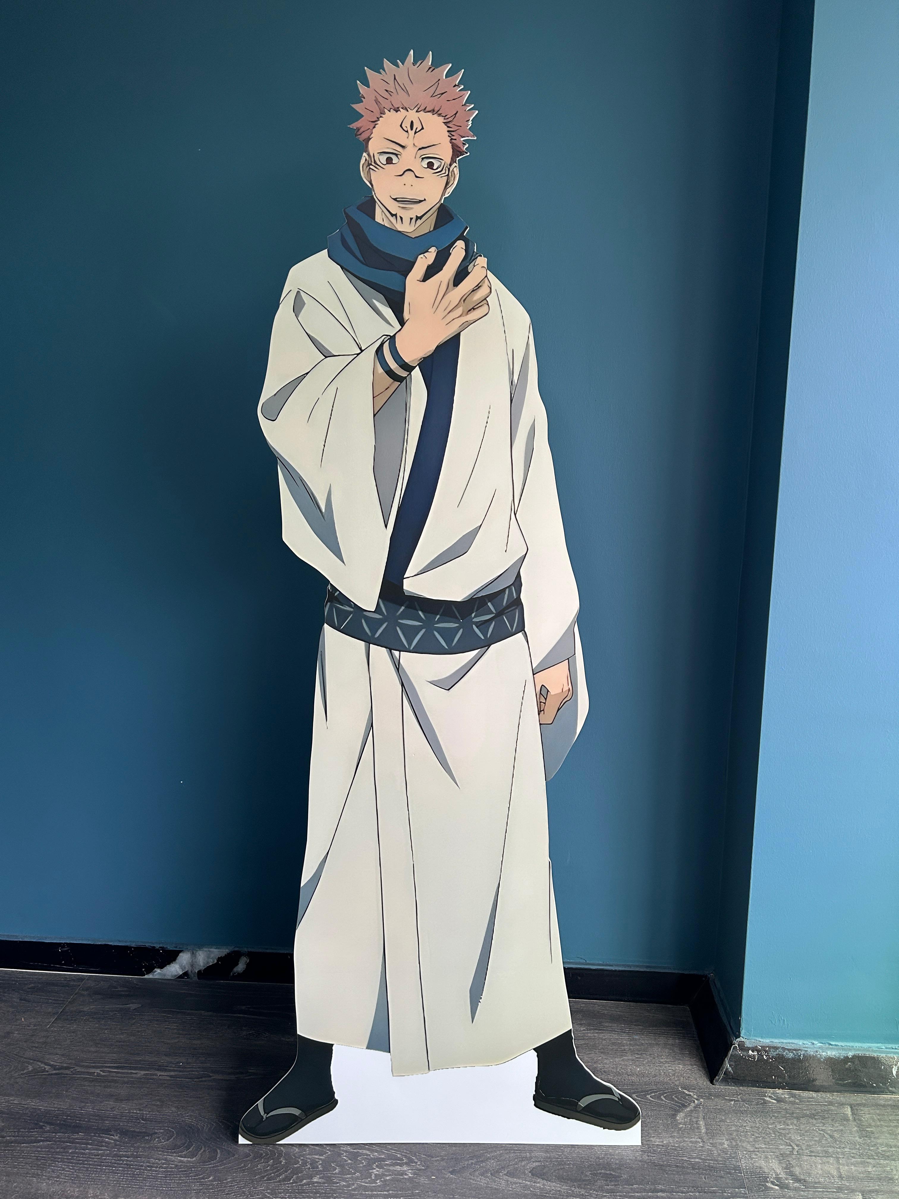 👹 Ryomen Sukuna Cardboard Cutout Model - Jujutsu Kaisen Character Anime ...
