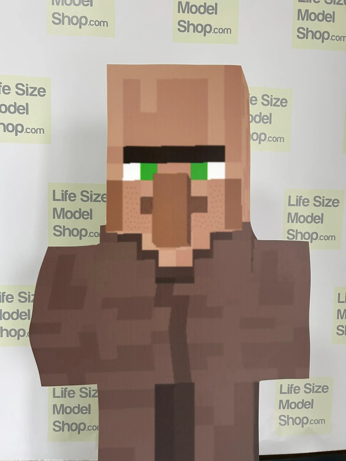 🟩 Minecraft Villager Cardboard Cutout – Life Size Standee Minecraft ...